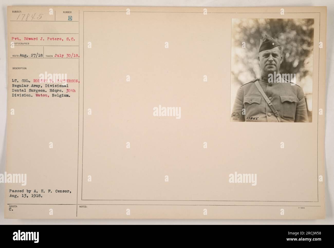 Hdqrs 30th division hi-res stock photography and images - Alamy