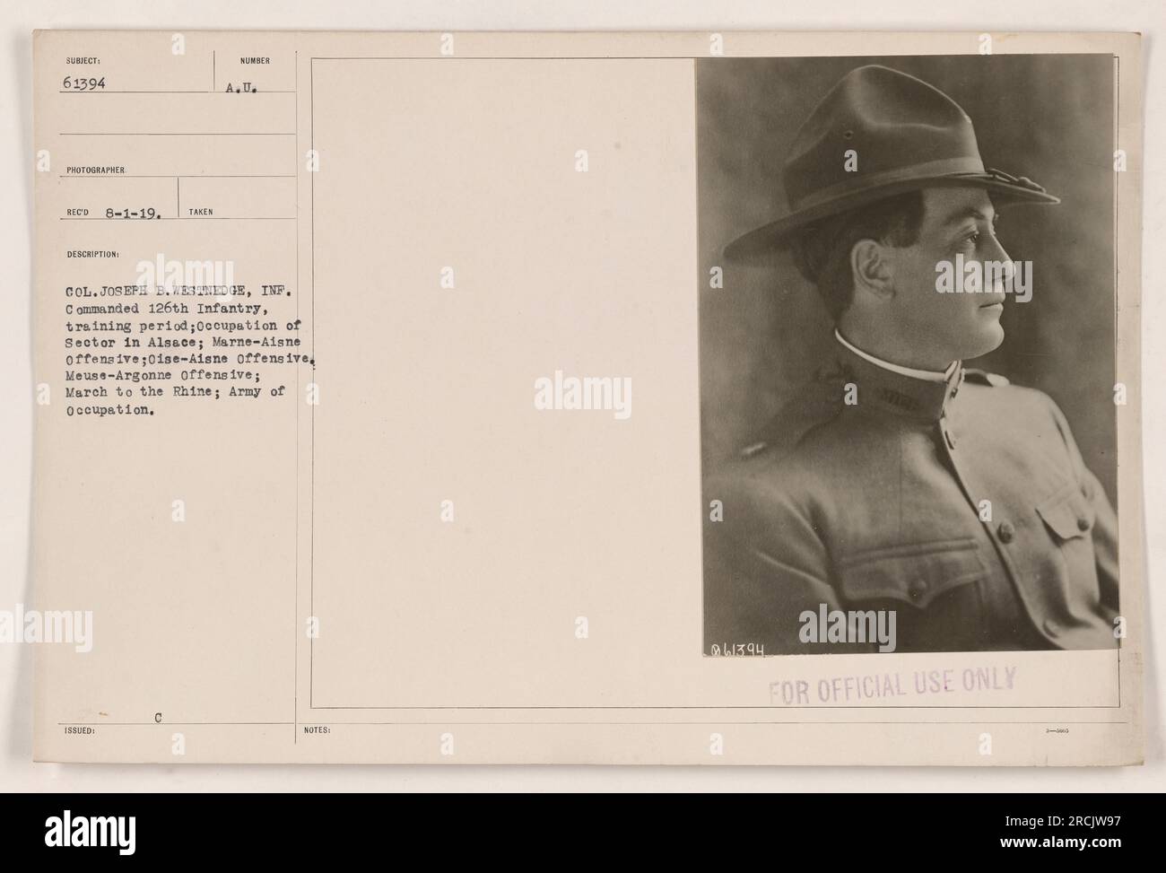 United states army leadership in world war 1 hi-res stock photography ...