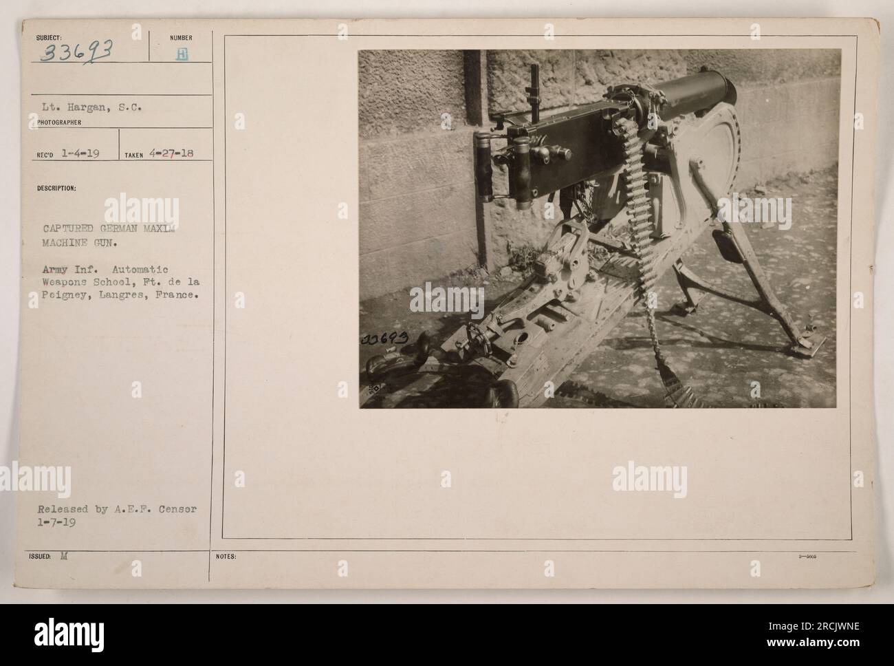 Lieutenant Hargan of the Army Infantry is seen in this photograph taken ...