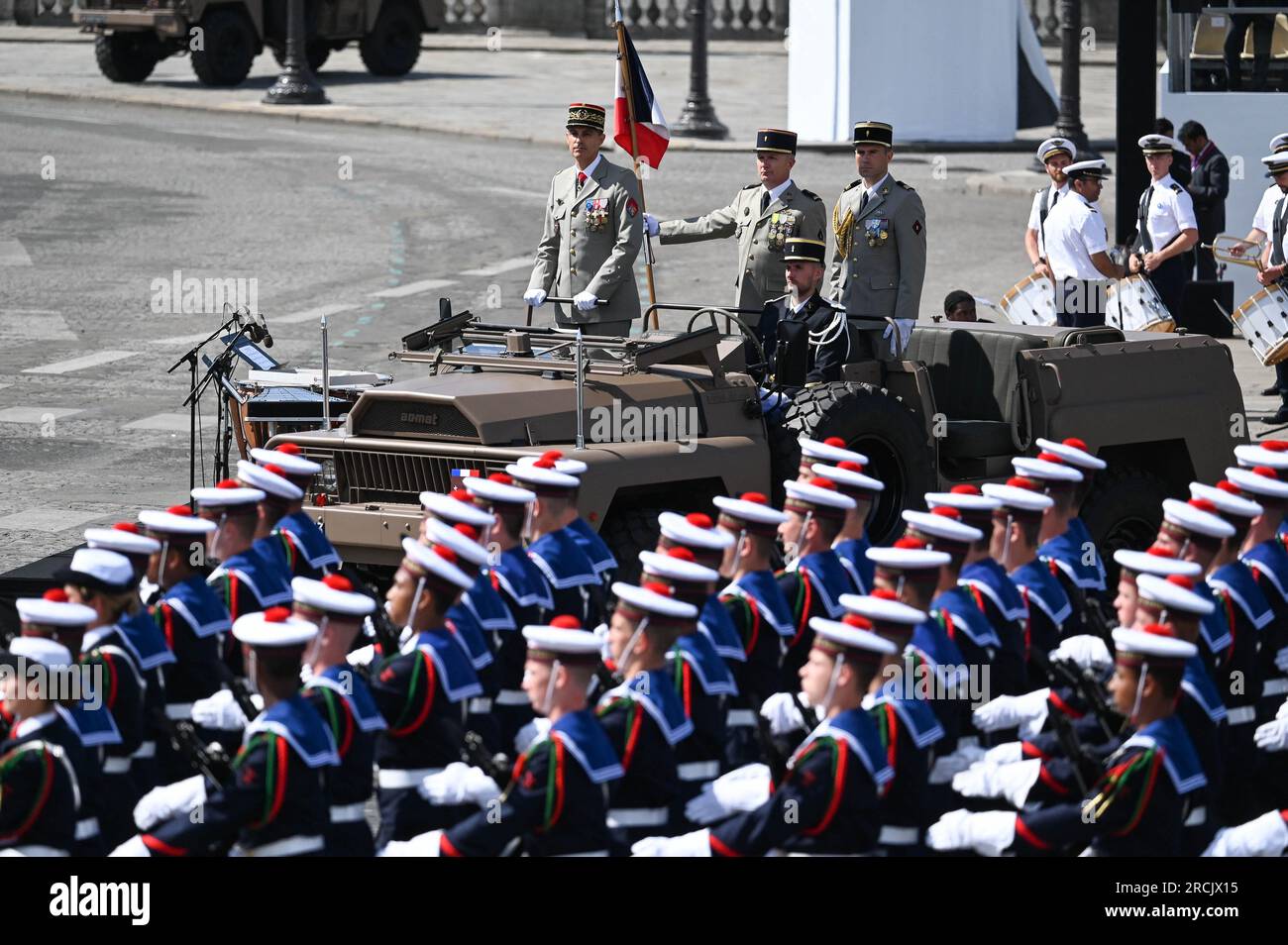 Christophe Abad, General of army corp during the Bastille Day military ...
