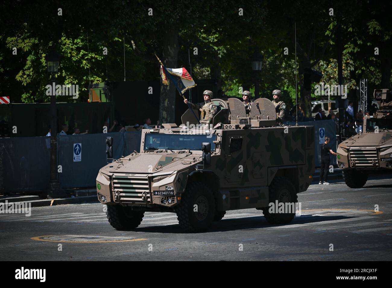 French army soldiers drive VBMR-L Serval armored vehicles during the ...