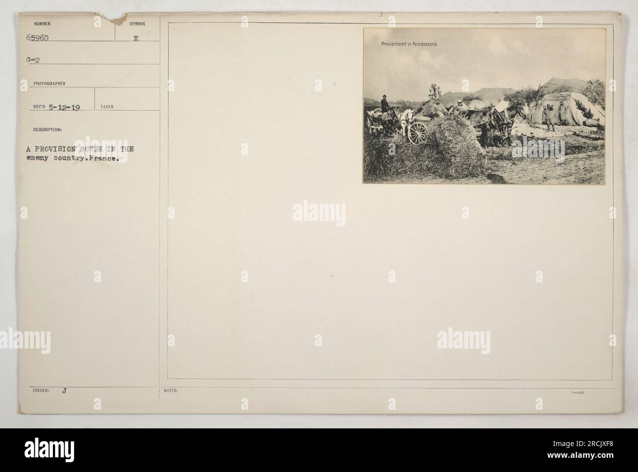 This image shows a provision house in enemy territory, specifically in ...