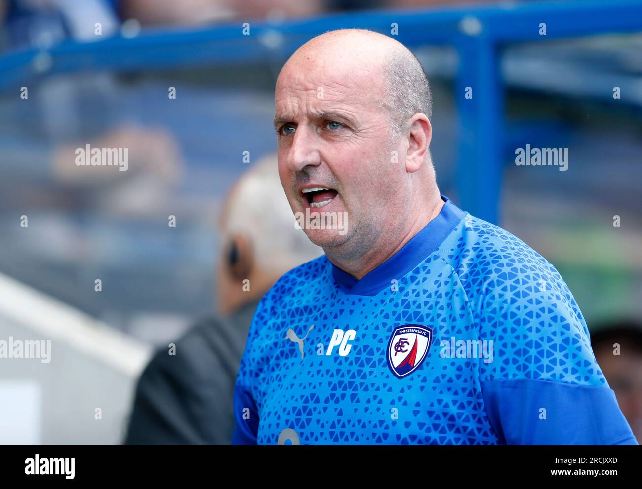 Chesterfield manager Paul Cook during a pre-season friendly match at ...