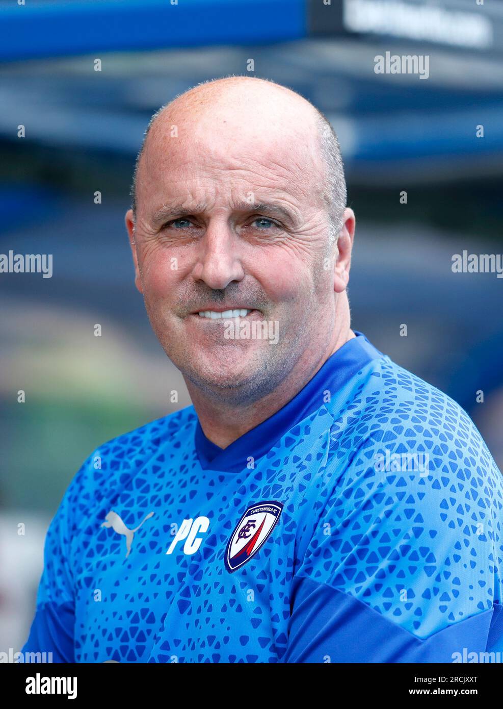Chesterfield manager Paul Cook during a pre-season friendly match at ...