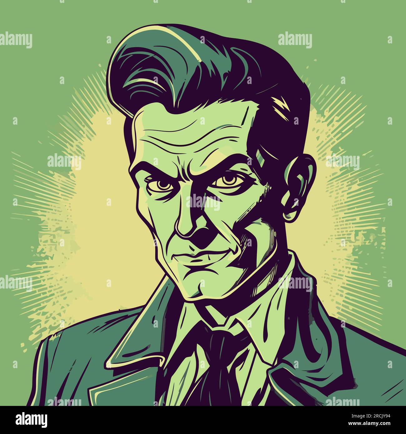 Stern expression Stock Vector Images - Alamy