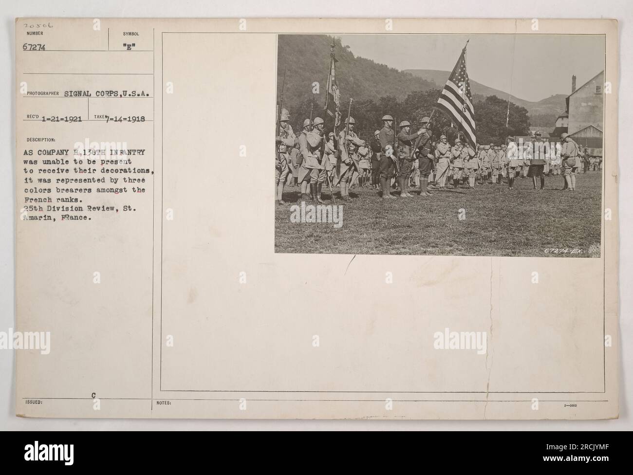 138th infantry hi-res stock photography and images - Alamy