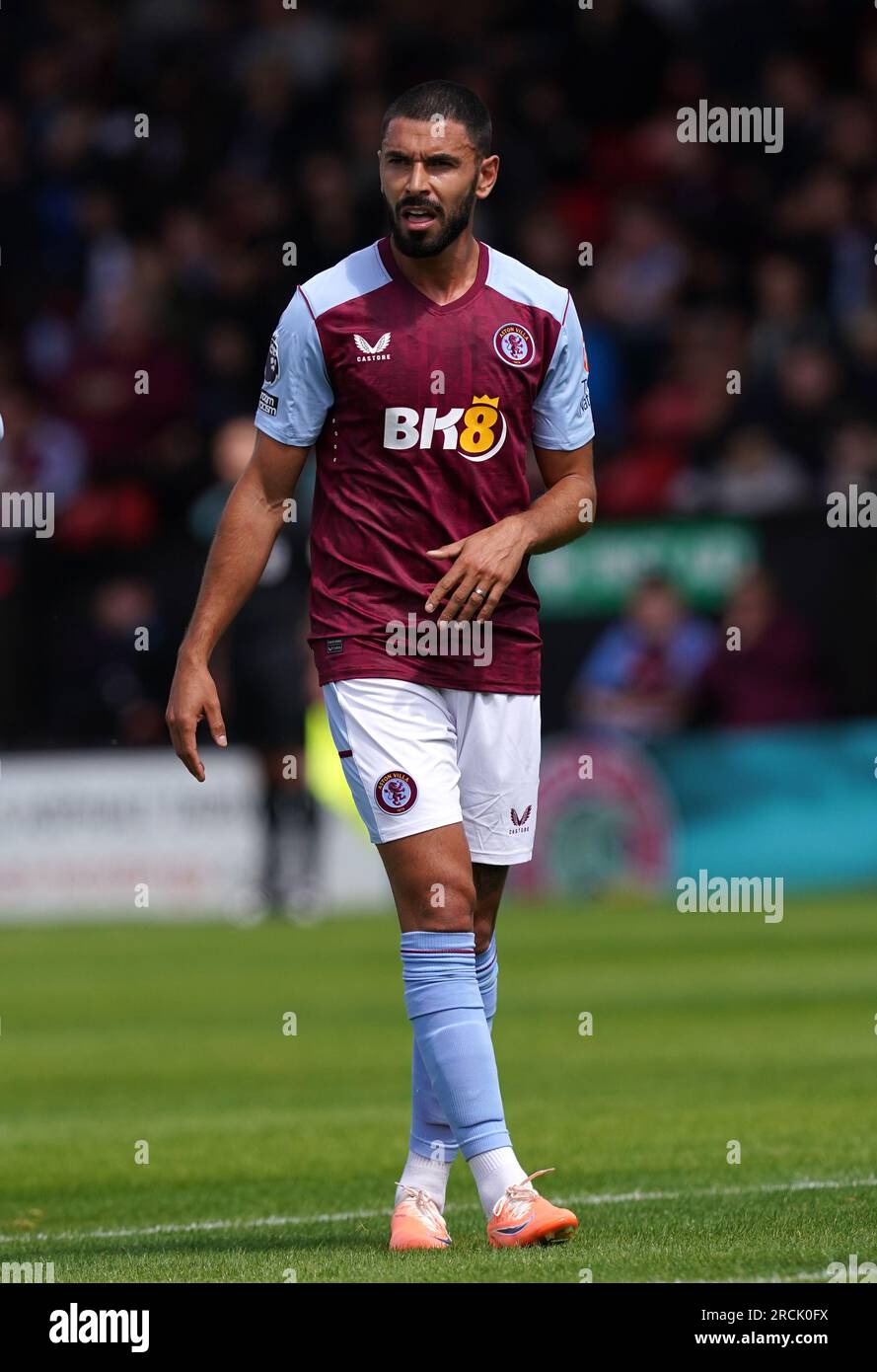 Aston Villa's Morgan Sanson during a pre-season friendly match at the ...