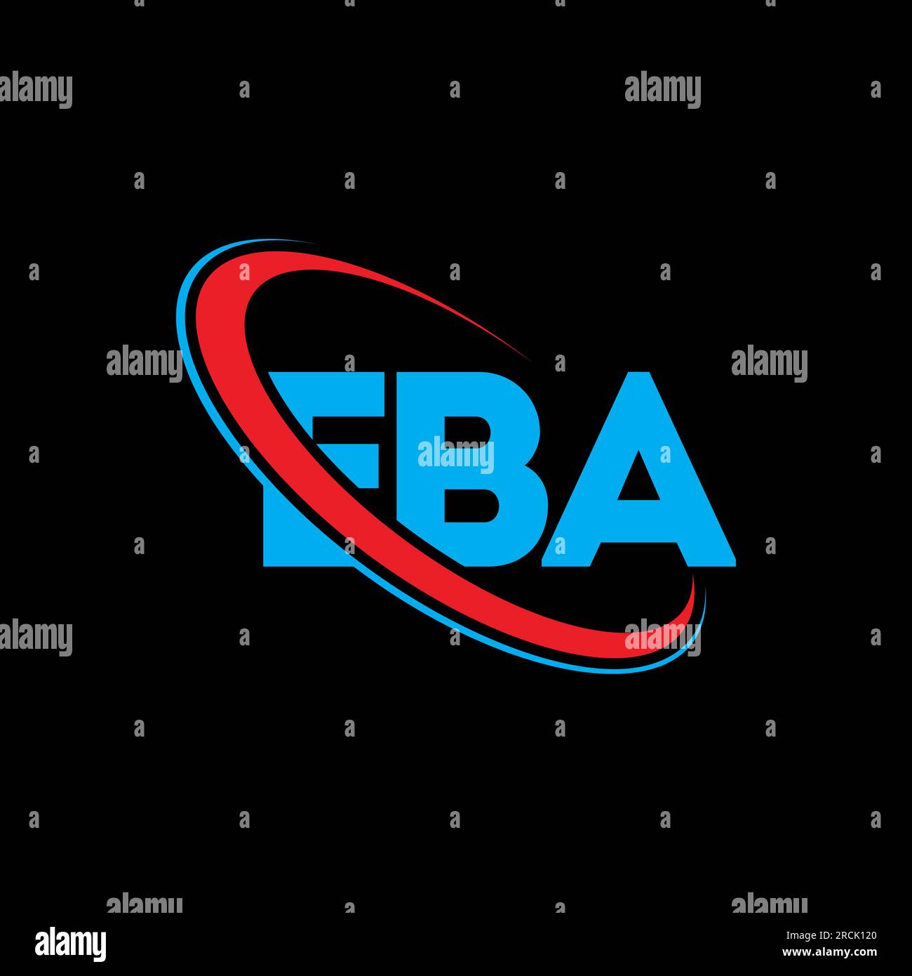 EBA logo. EBA letter. EBA letter logo design. Initials EBA logo linked ...