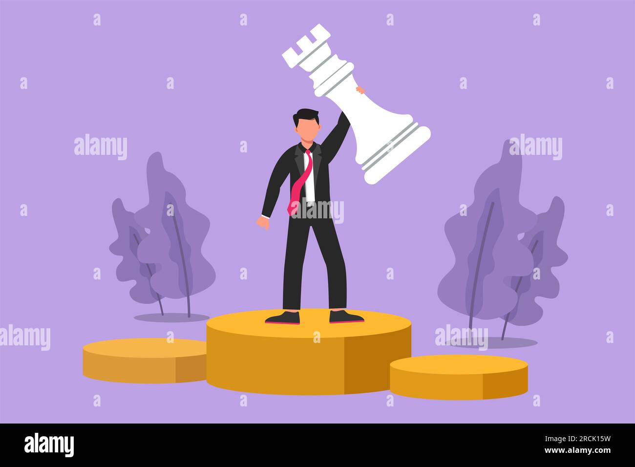 Rook chess piece cartoon illustration hi-res stock photography and ...