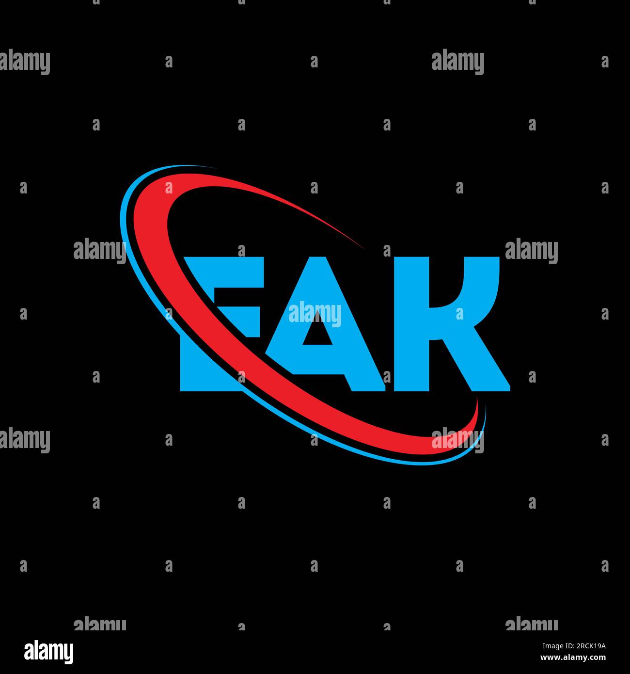 EAK logo. EAK letter. EAK letter logo design. Initials EAK logo linked ...