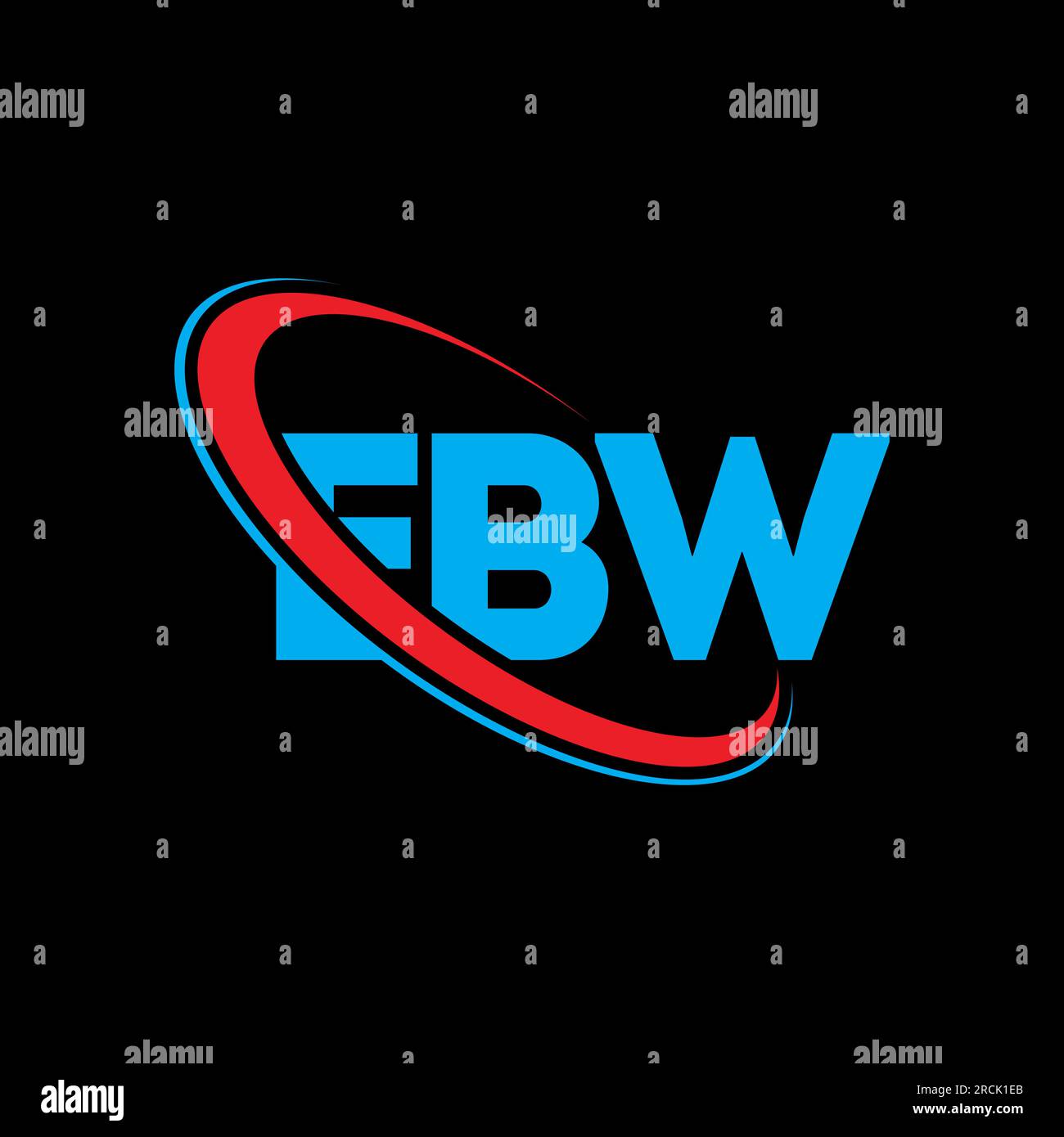 EBW logo. EBW letter. EBW letter logo design. Initials EBW logo linked with circle and uppercase ...