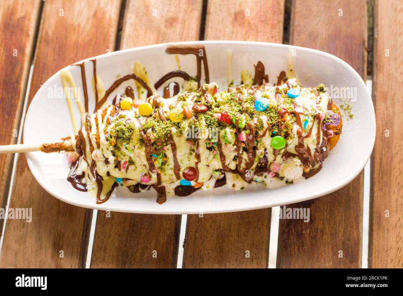 Chocolate bar waffle in hi-res stock photography and images - Alamy