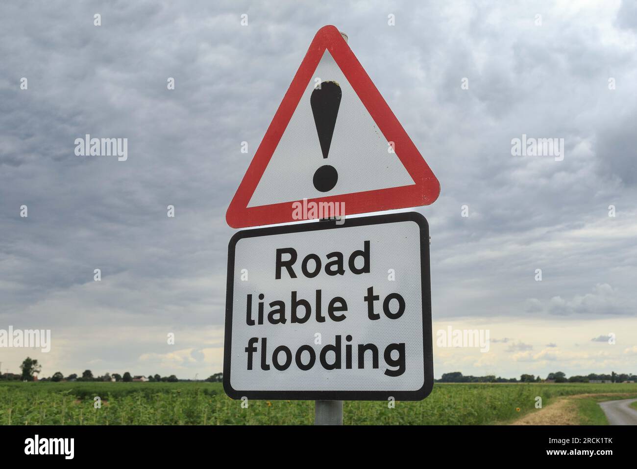 Road liable to flooding sign Stock Photo - Alamy