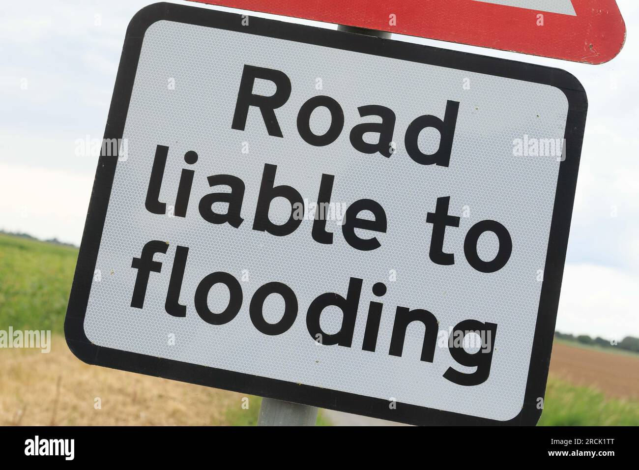 Road liable to flooding sign Stock Photo - Alamy