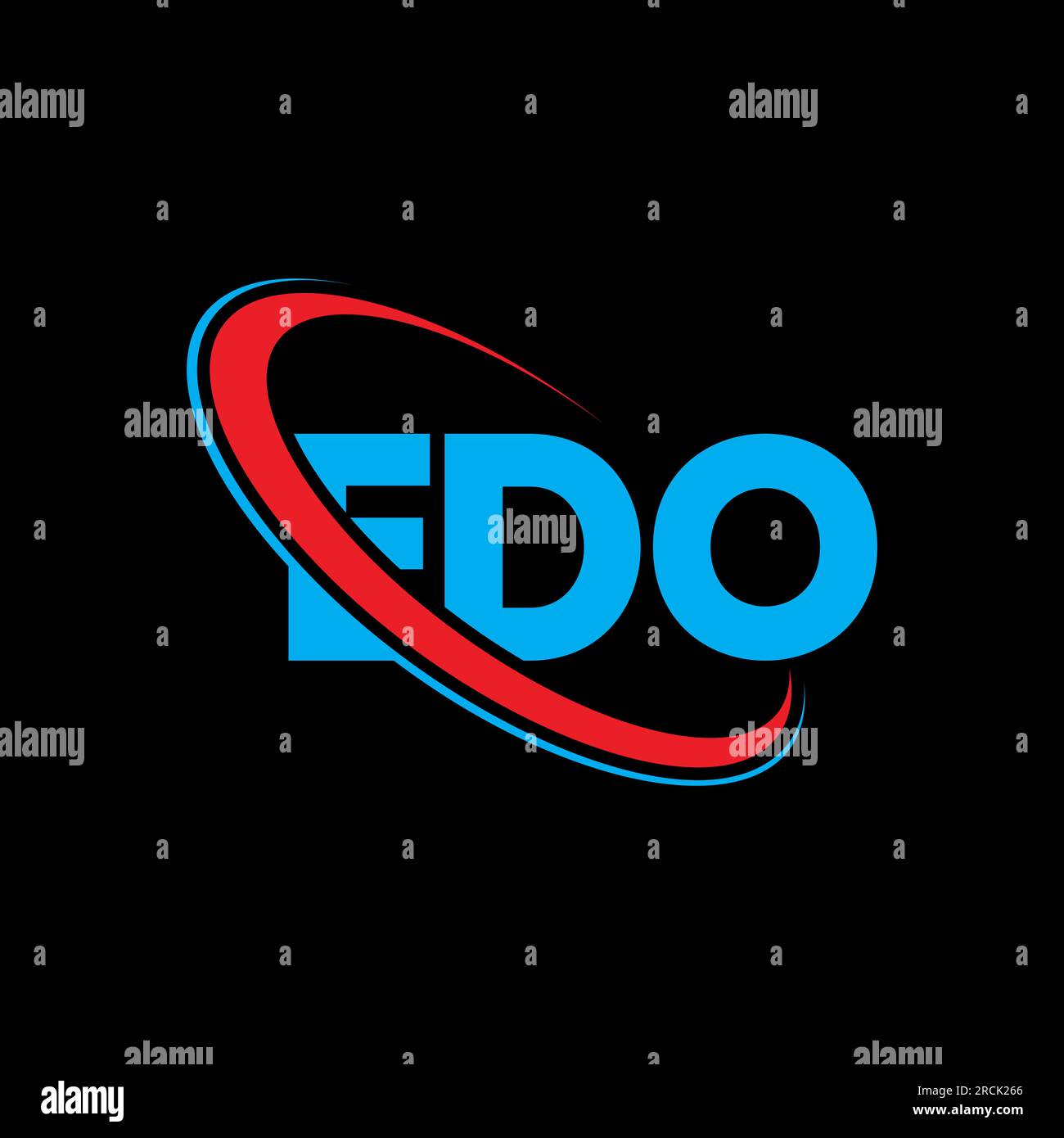 EDO logo. EDO letter. EDO letter logo design. Initials EDO logo linked ...