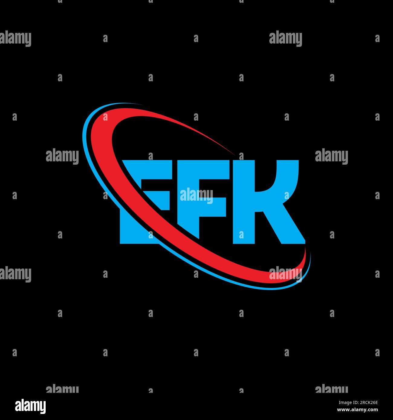 EFK logo. EFK letter. EFK letter logo design. Initials EFK logo linked ...