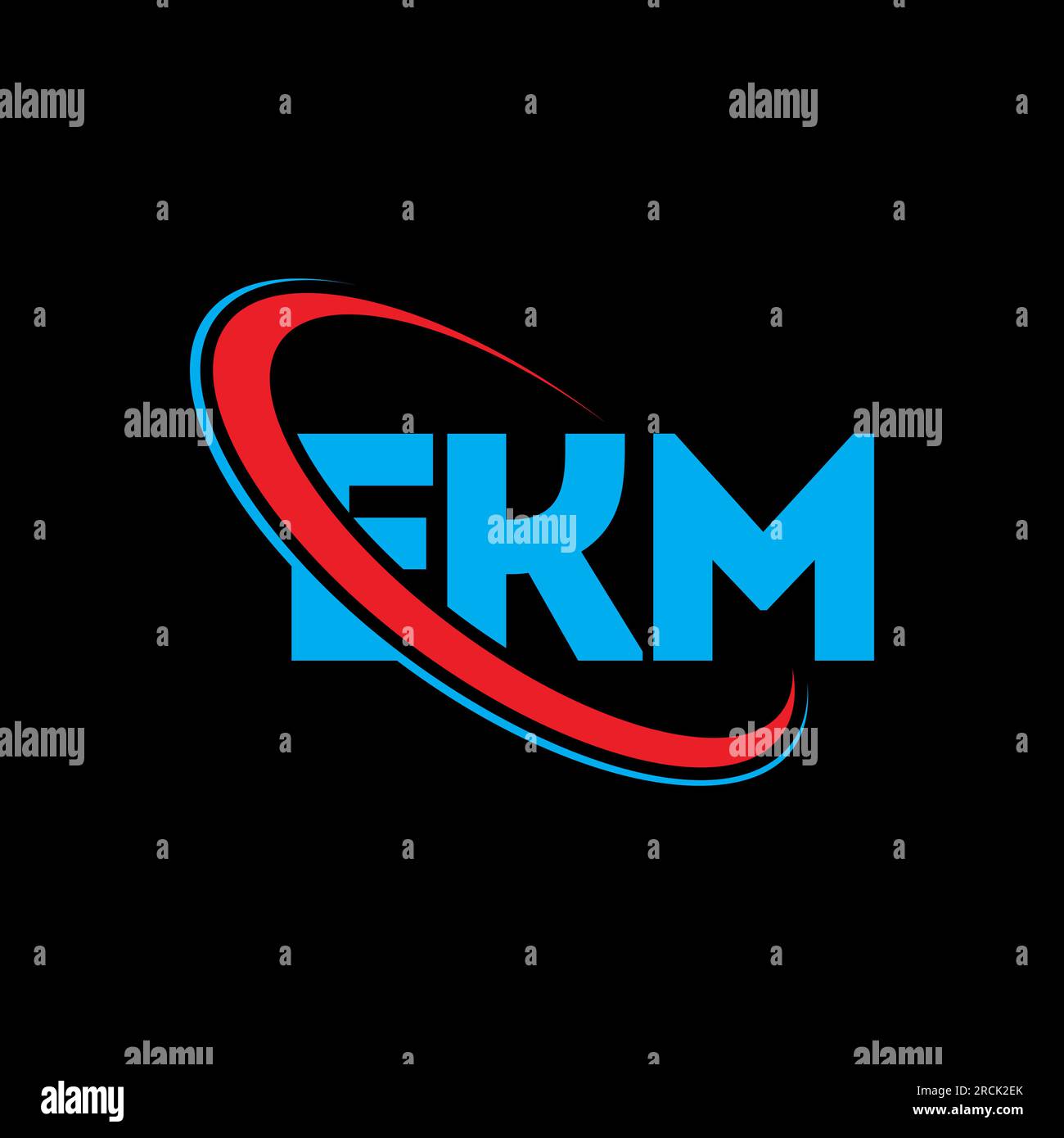 EKM logo. EKM letter. EKM letter logo design. Initials EKM logo linked ...
