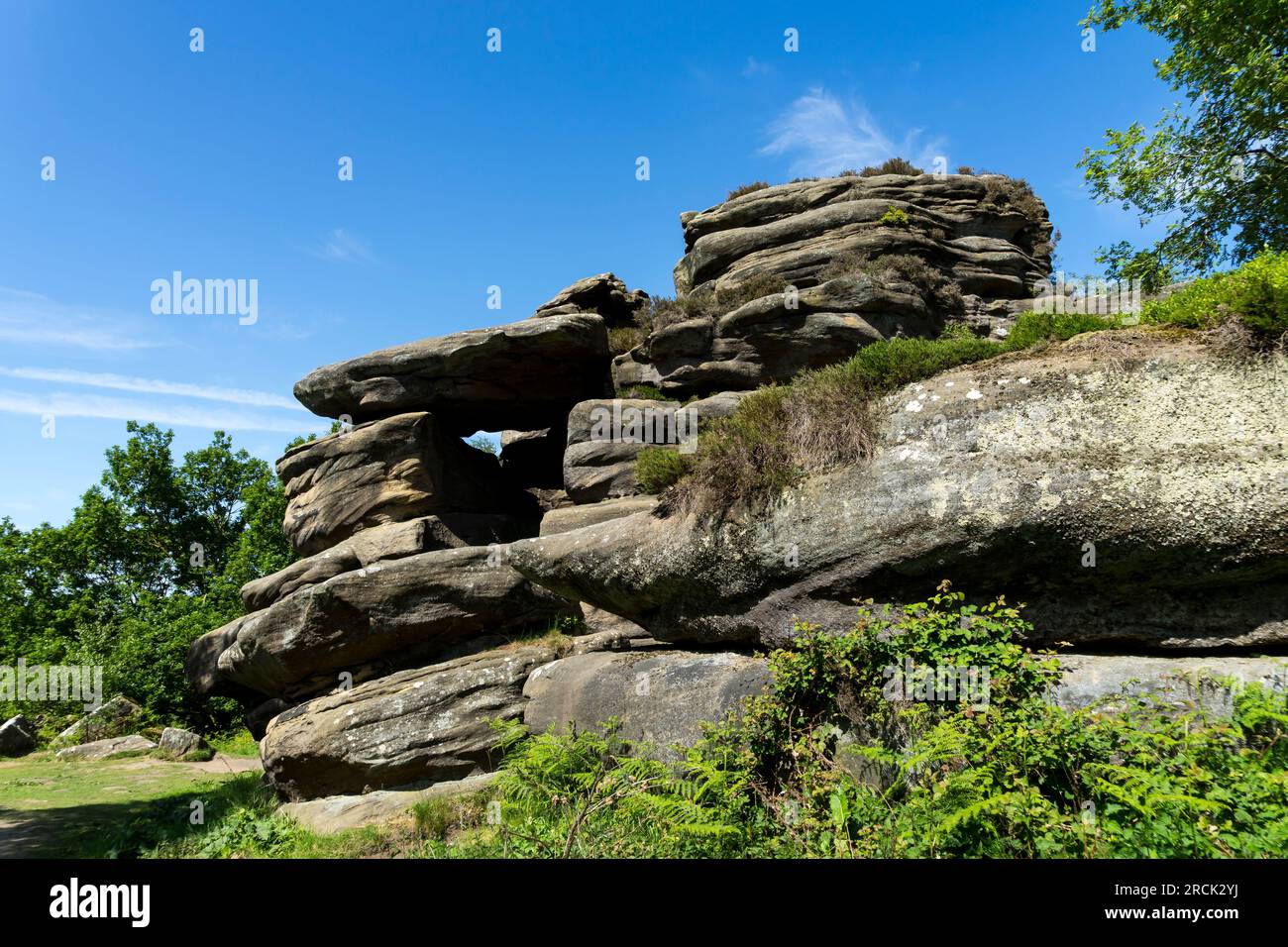 Big rocks gradually moving downhill hi-res stock photography and images ...