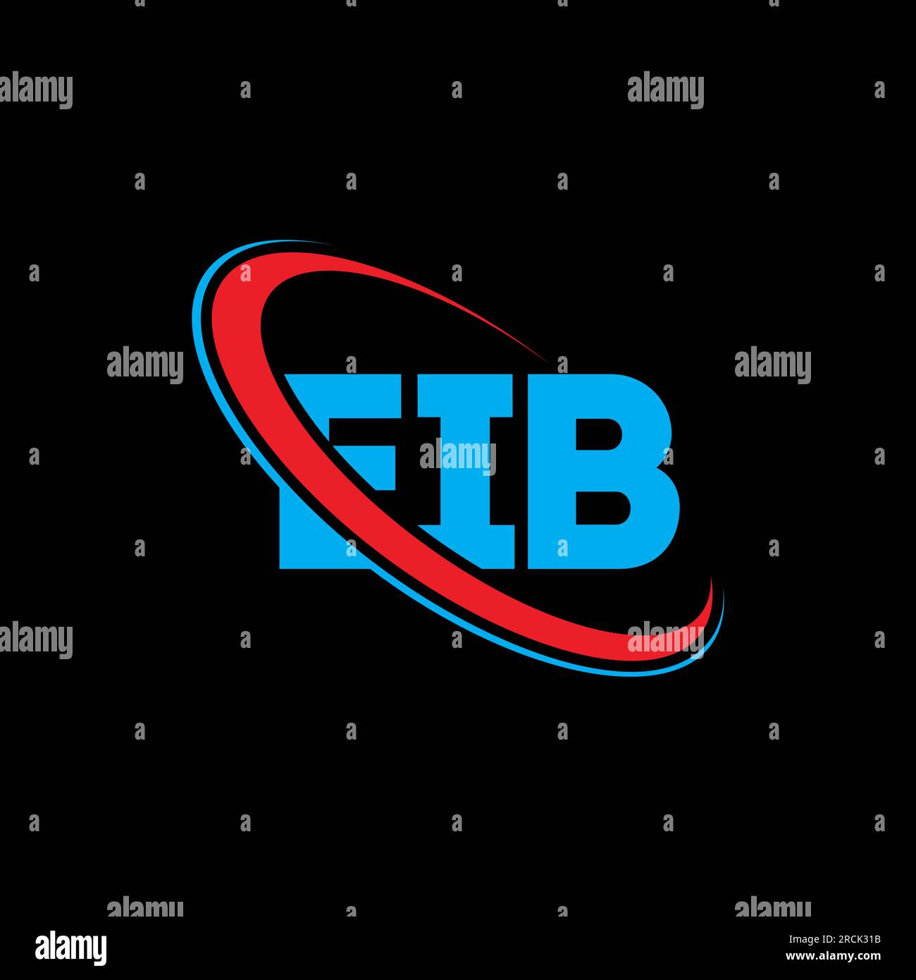 EIB logo. EIB letter. EIB letter logo design. Initials EIB logo linked ...