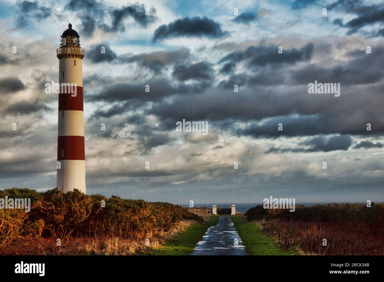 Tarbat Ness lighthouse Stock Photo - Alamy