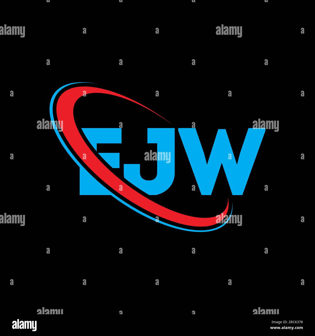 EJW logo. EJW letter. EJW letter logo design. Initials EJW logo linked ...