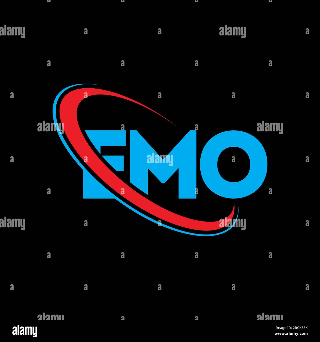 EMO logo. EMO letter. EMO letter logo design. Initials EMO logo linked ...