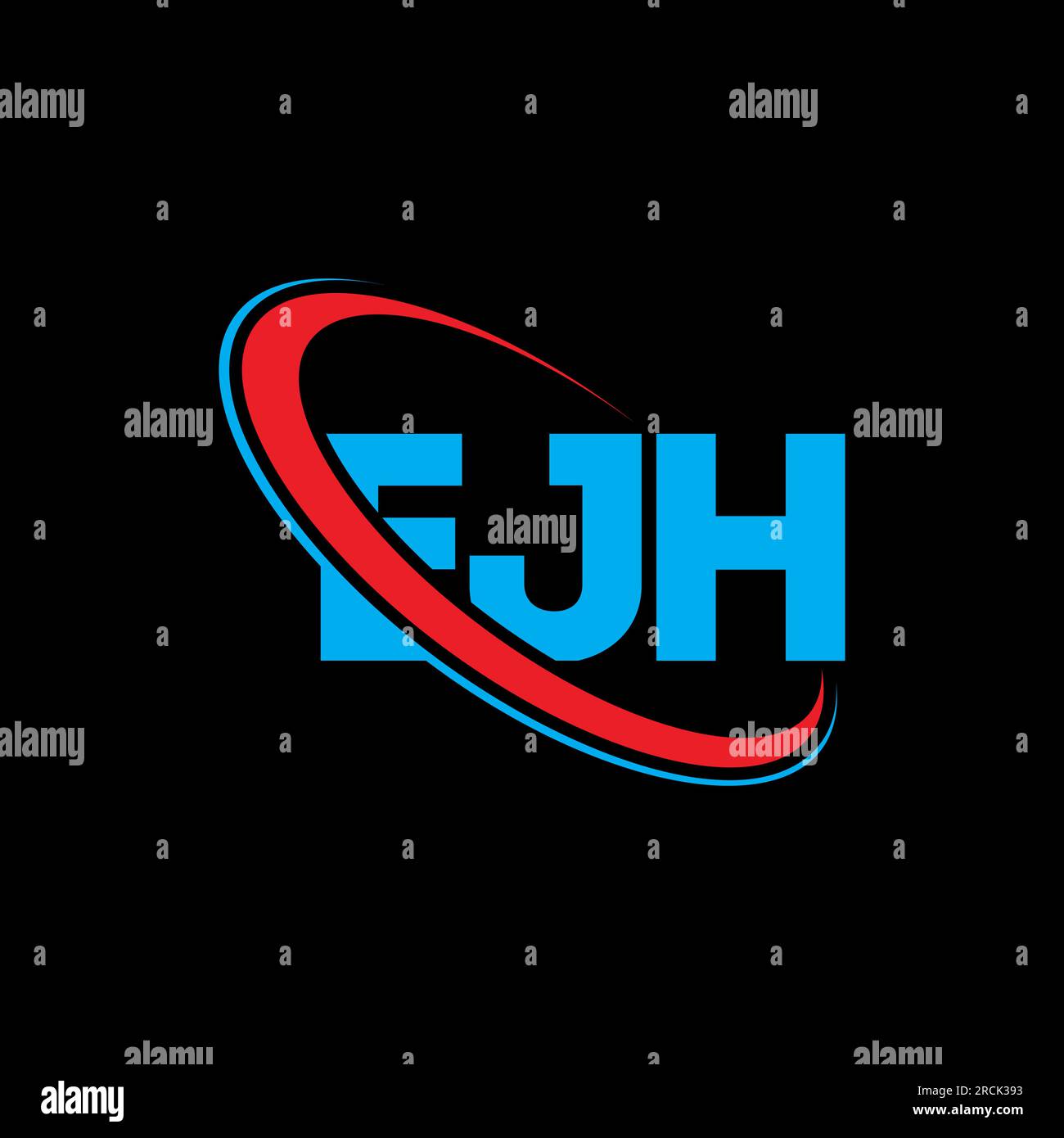 EJH logo. EJH letter. EJH letter logo design. Initials EJH logo linked ...