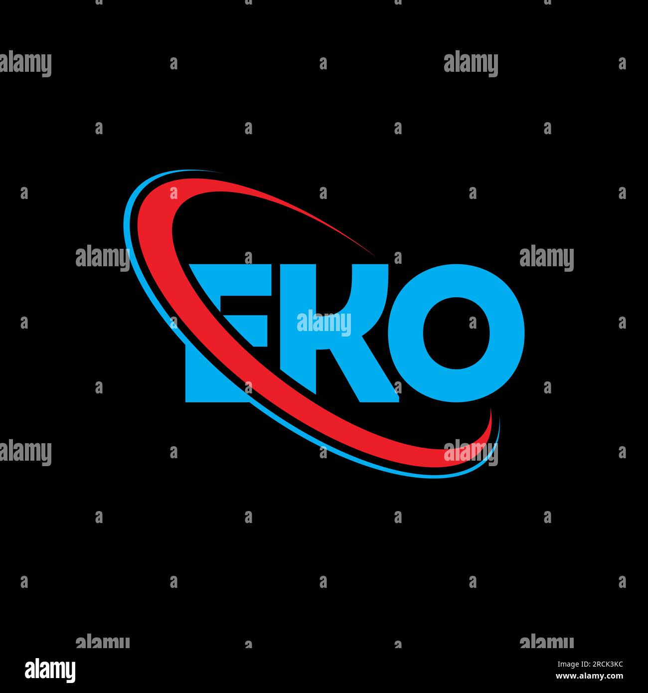 EKO logo. EKO letter. EKO letter logo design. Initials EKO logo linked ...