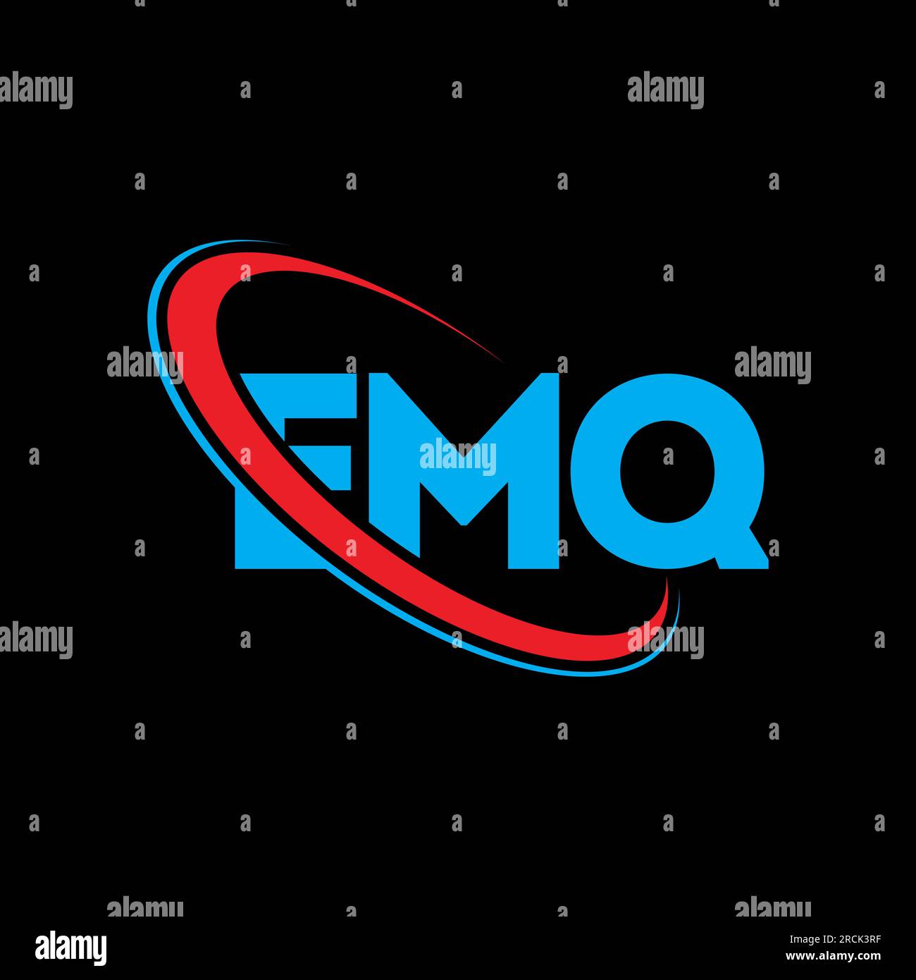 EMQ logo. EMQ letter. EMQ letter logo design. Initials EMQ logo linked ...