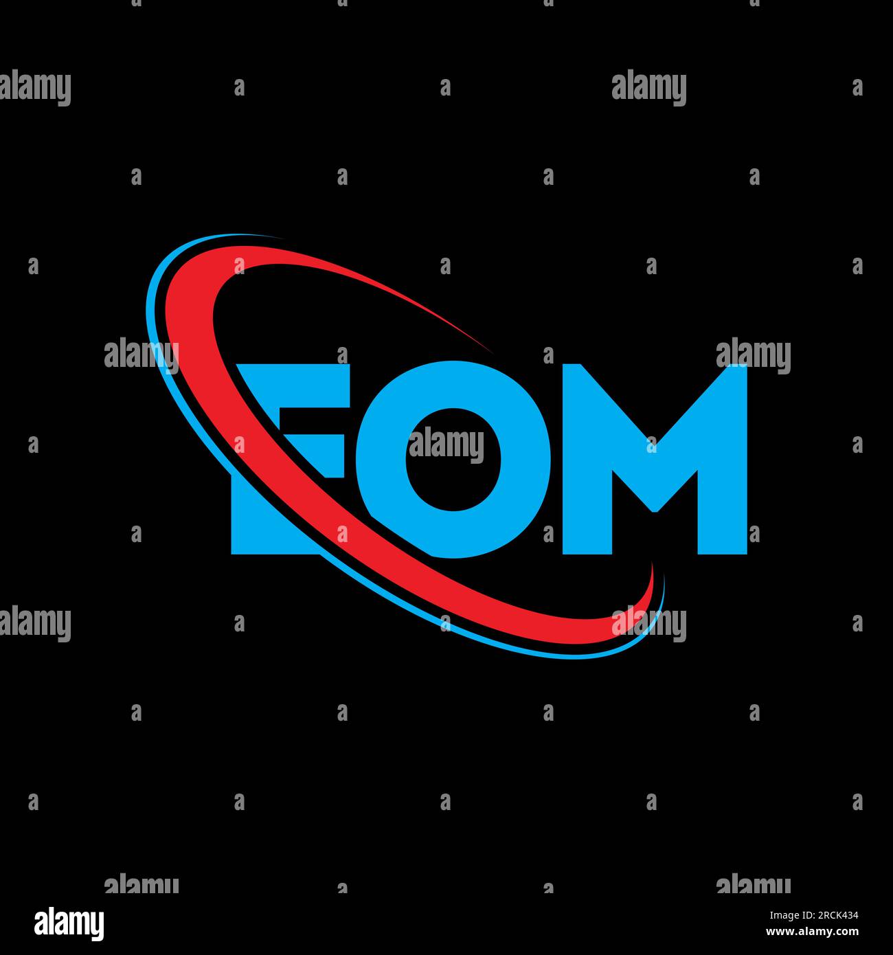 EOM logo. EOM letter. EOM letter logo design. Initials EOM logo linked ...