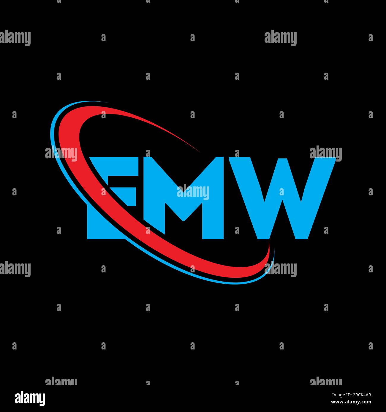 EMW logo. EMW letter. EMW letter logo design. Initials EMW logo linked ...