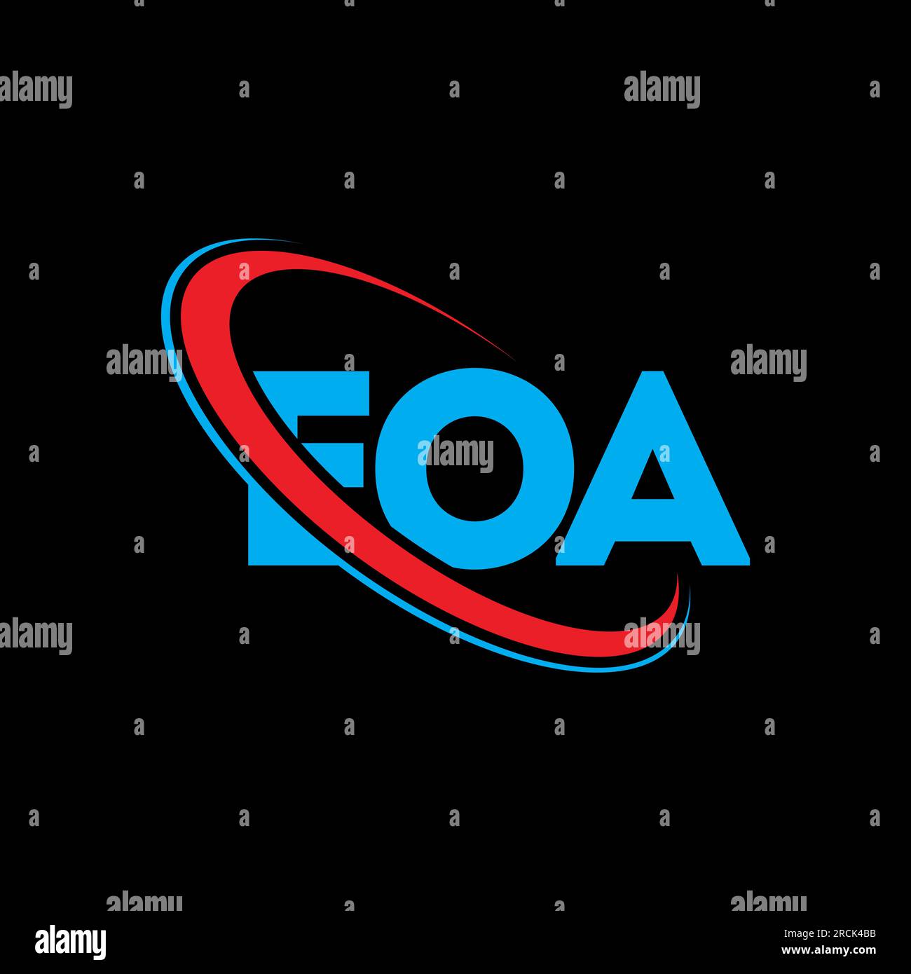 EOA logo. EOA letter. EOA letter logo design. Initials EOA logo linked ...
