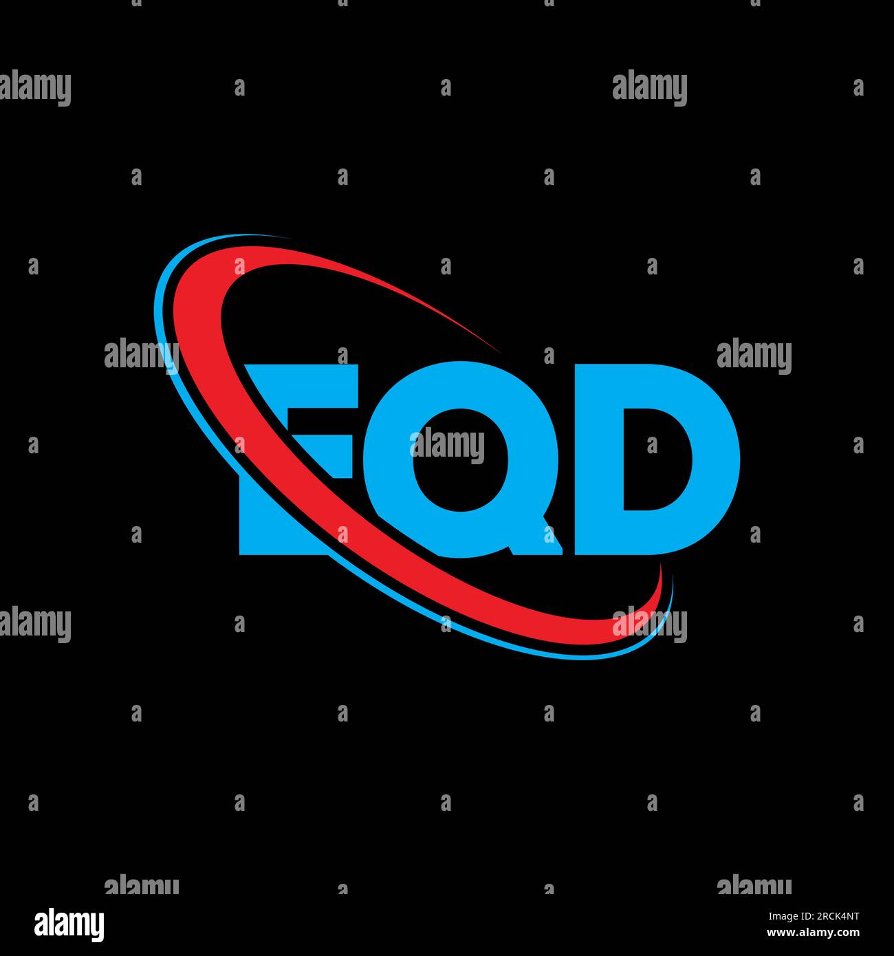EQD logo. EQD letter. EQD letter logo design. Initials EQD logo linked ...