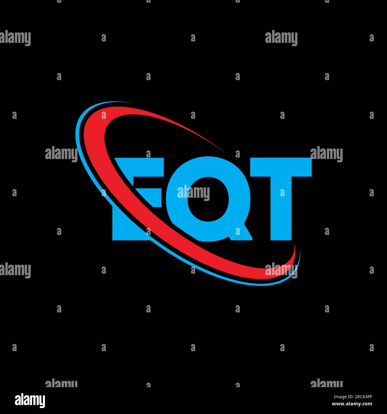 EQT logo. EQT letter. EQT letter logo design. Initials EQT logo linked with circle and uppercase ...