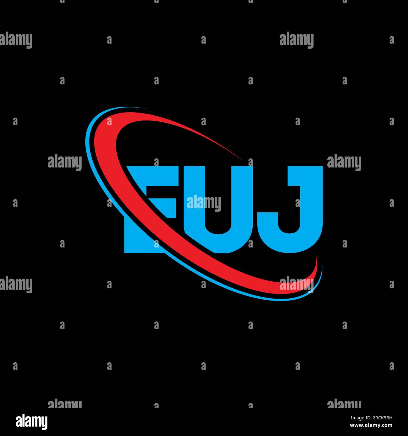 EUJ logo. EUJ letter. EUJ letter logo design. Initials EUJ logo linked ...