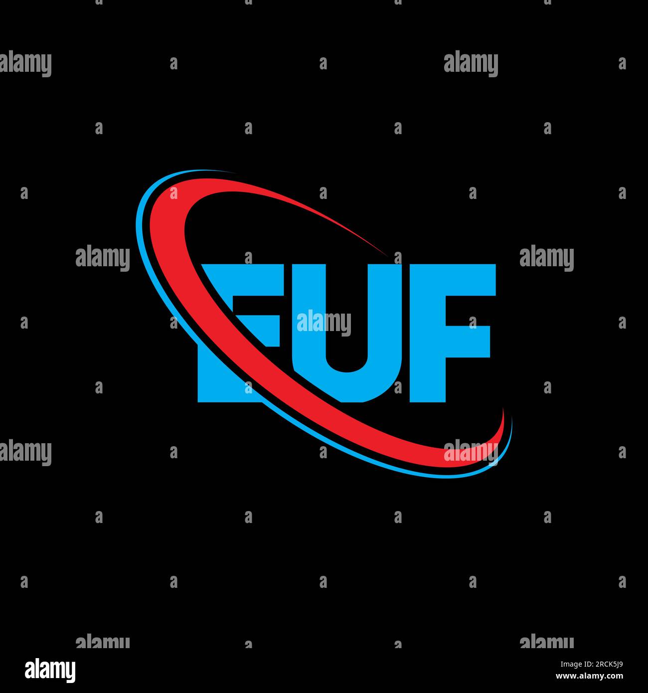 EUF logo. EUF letter. EUF letter logo design. Initials EUF logo linked ...