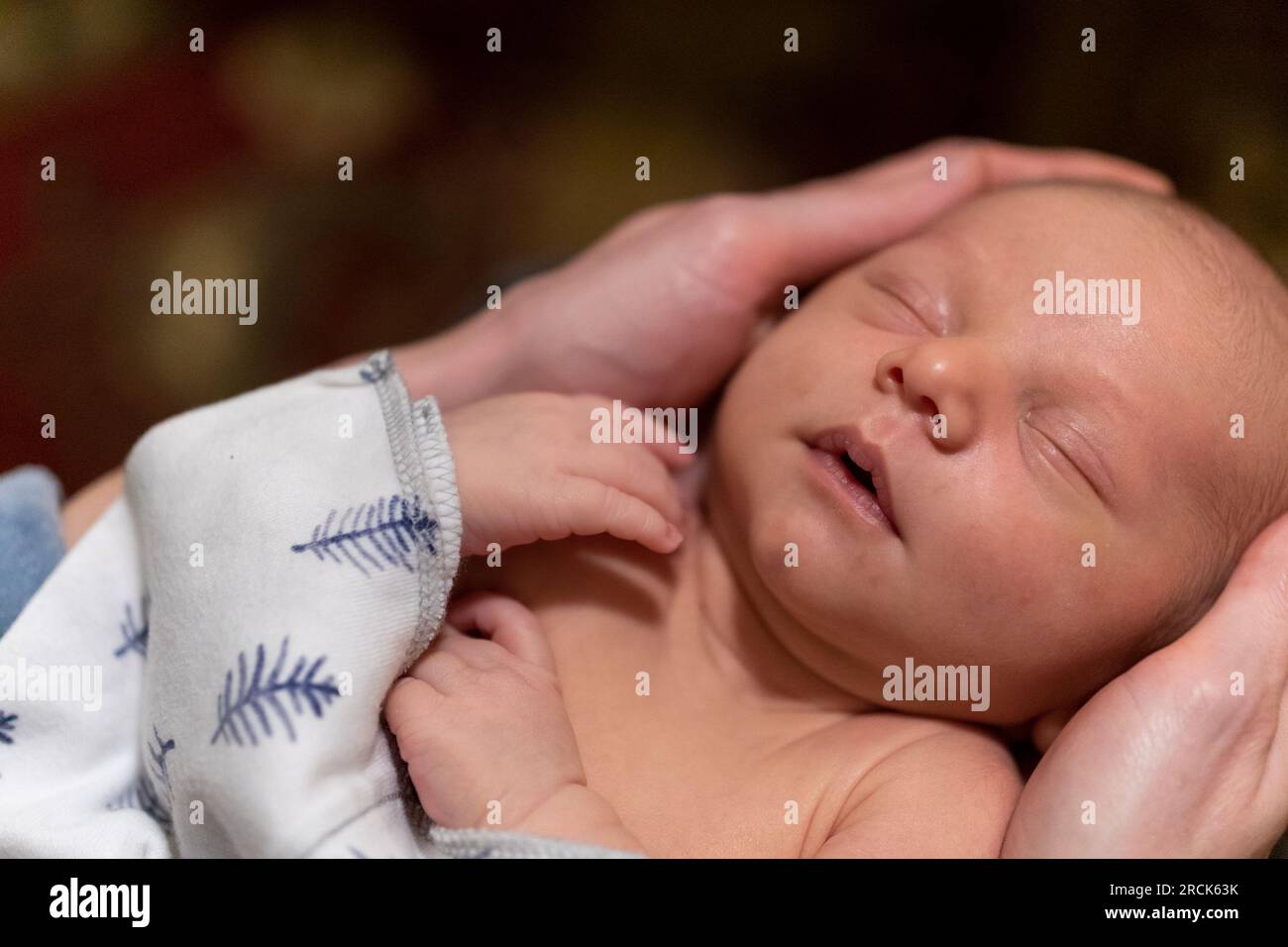 A 1 month old baby Stock Photo - Alamy