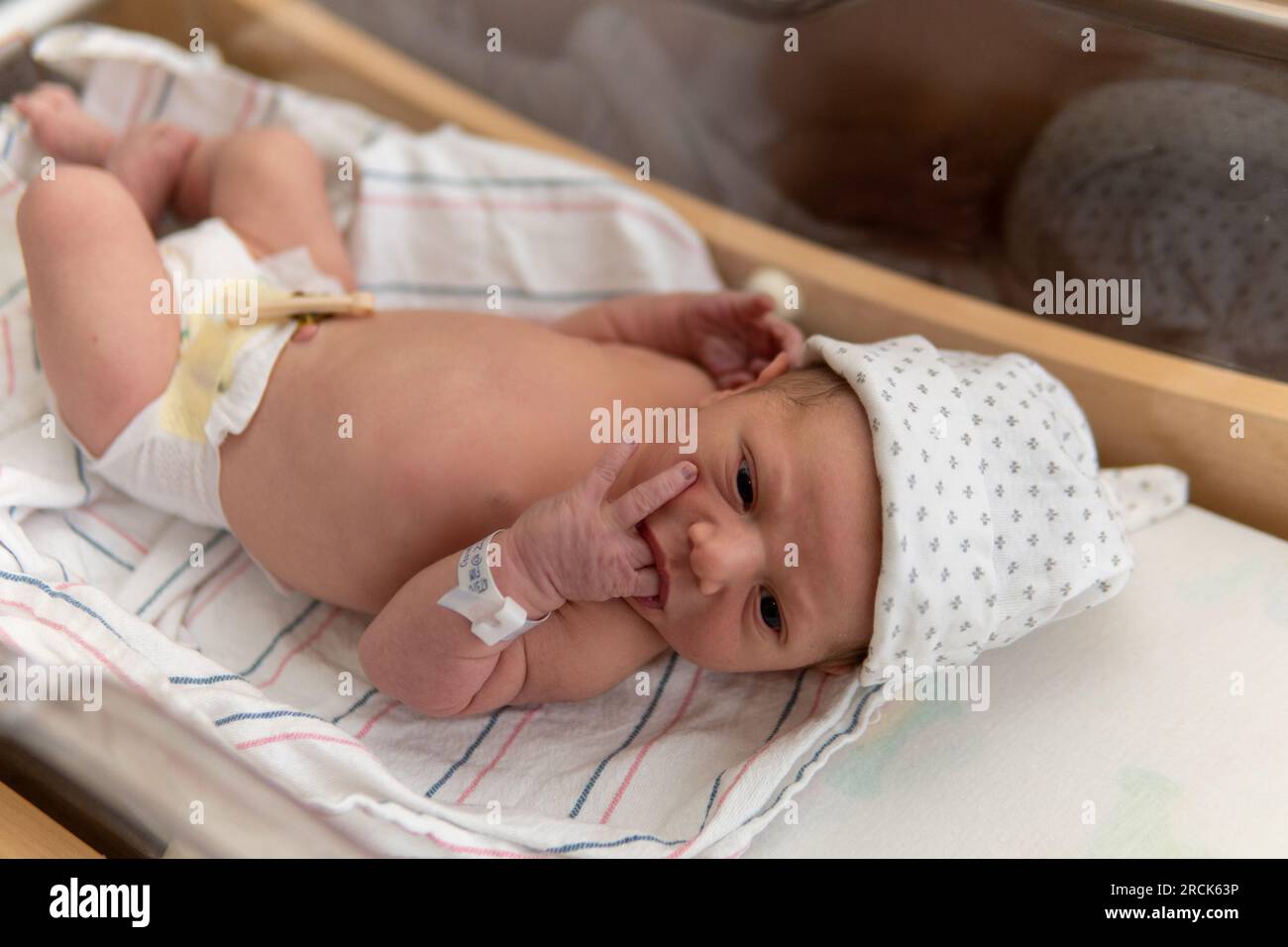 A 1 month old baby Stock Photo - Alamy