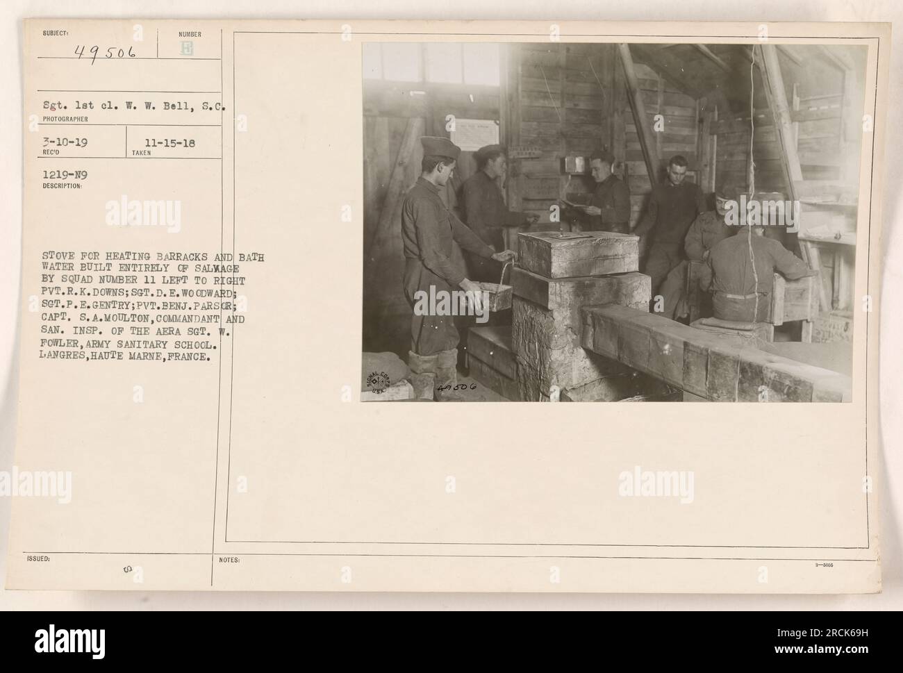 Sgt w fowler hi-res stock photography and images - Alamy