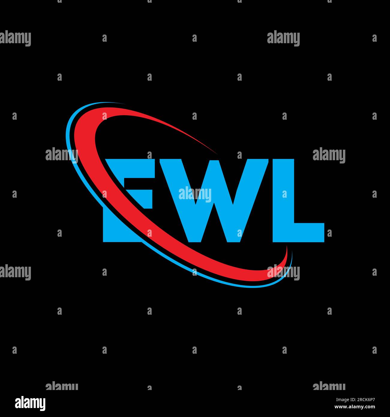 EWL logo. EWL letter. EWL letter logo design. Initials EWL logo linked ...