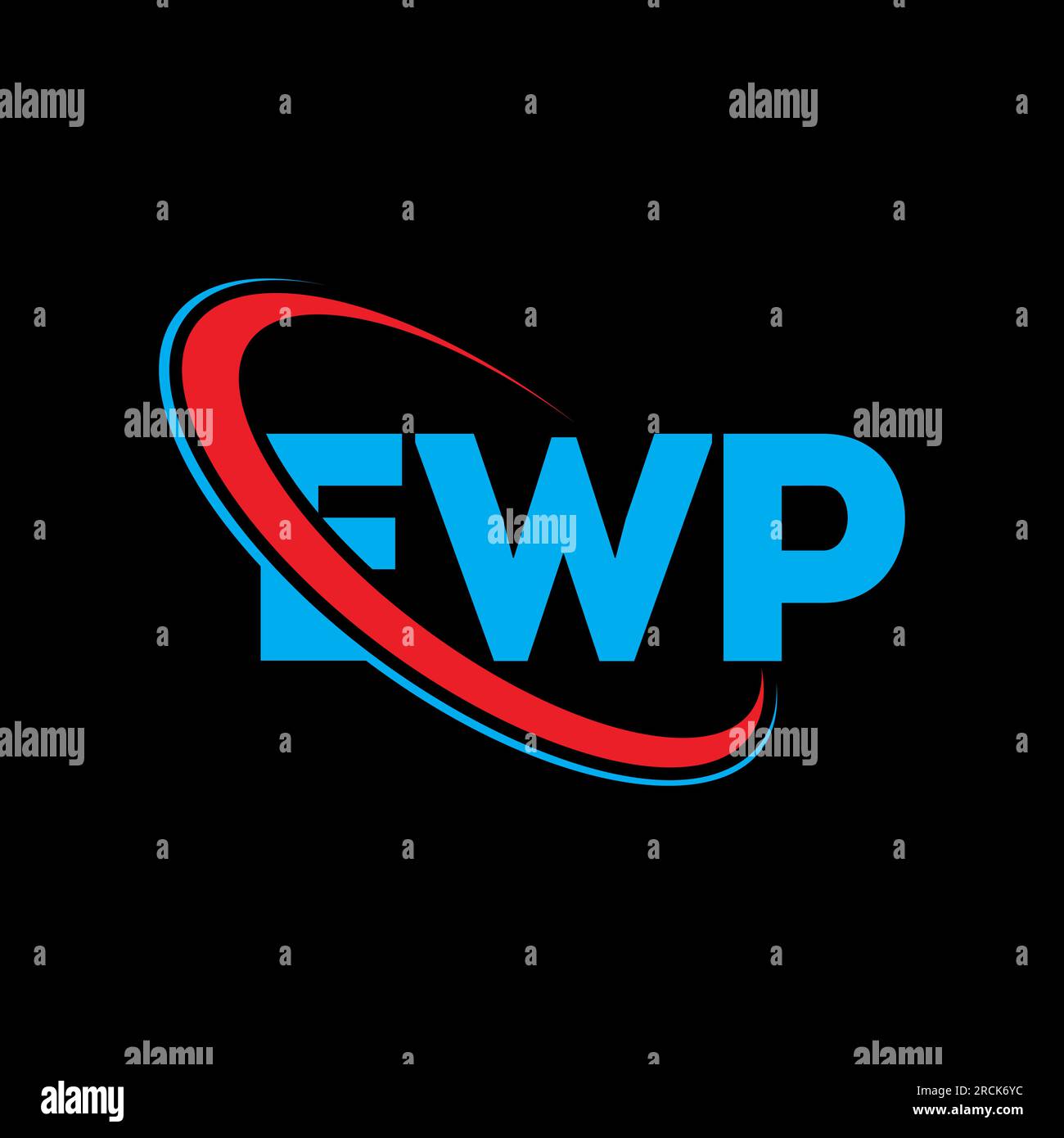 EWP logo. EWP letter. EWP letter logo design. Initials EWP logo linked ...