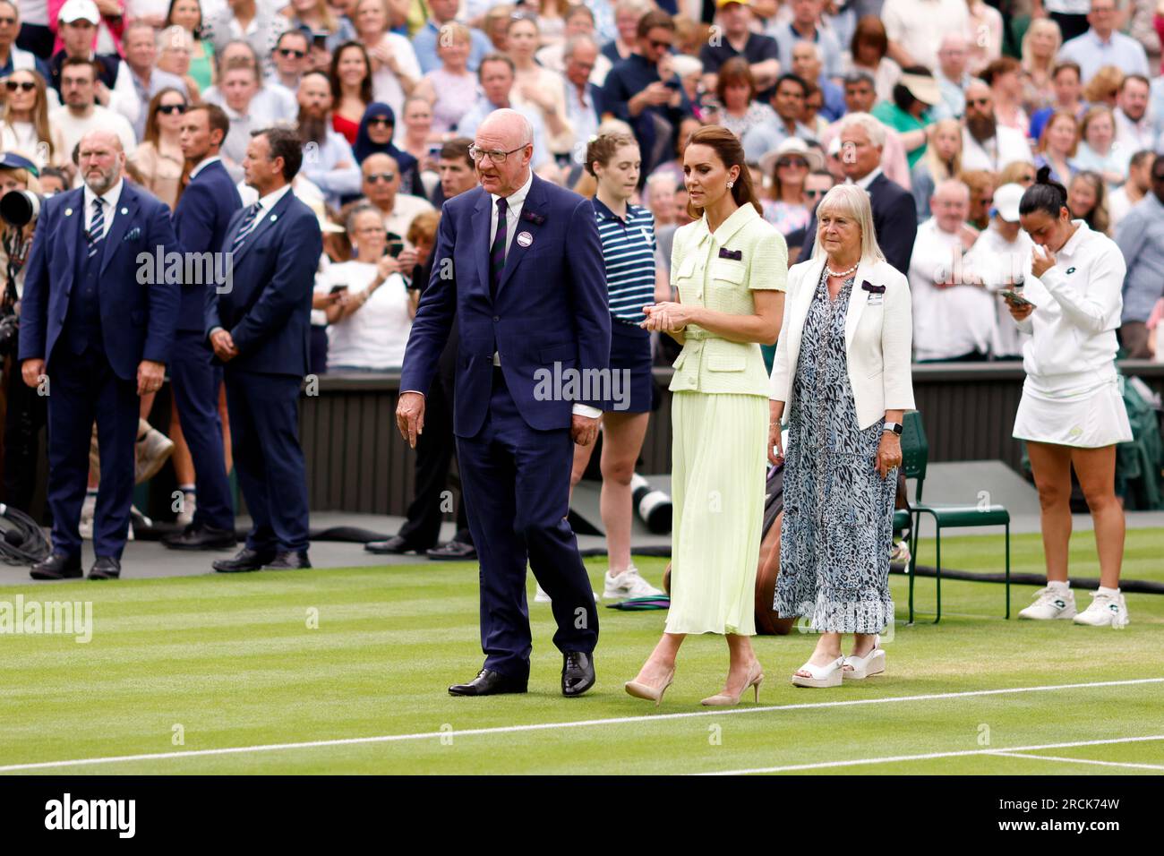 The Princess of Wales and Chairman of The All England Lawn Tennis Club ...