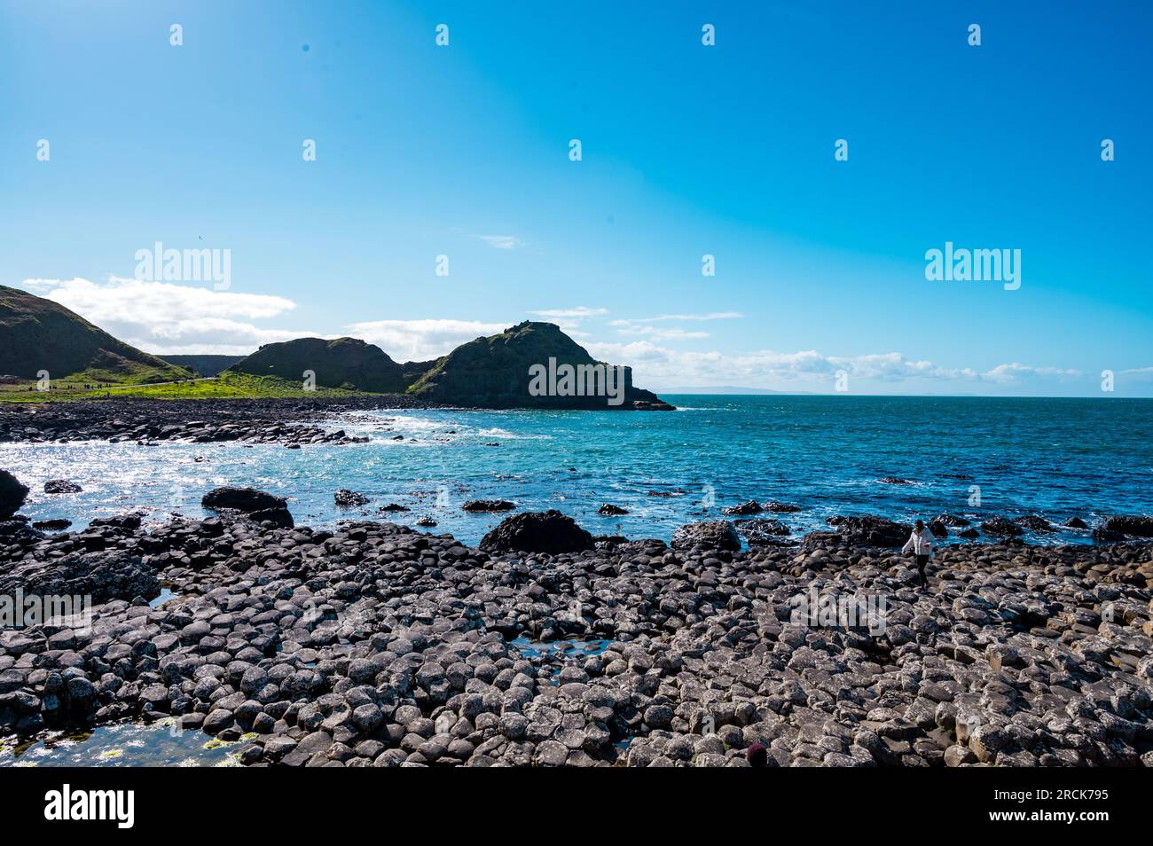 The Giant’s Causeway, Bushmills, County Antrim, Northern Ireland Stock ...