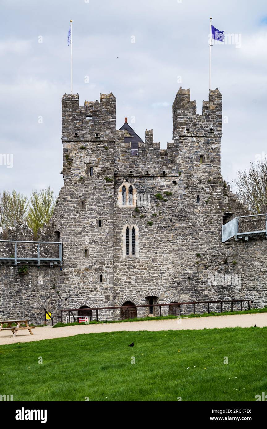 Swords Castle, Swords, Dublin, Republic of Ireland Stock Photo - Alamy