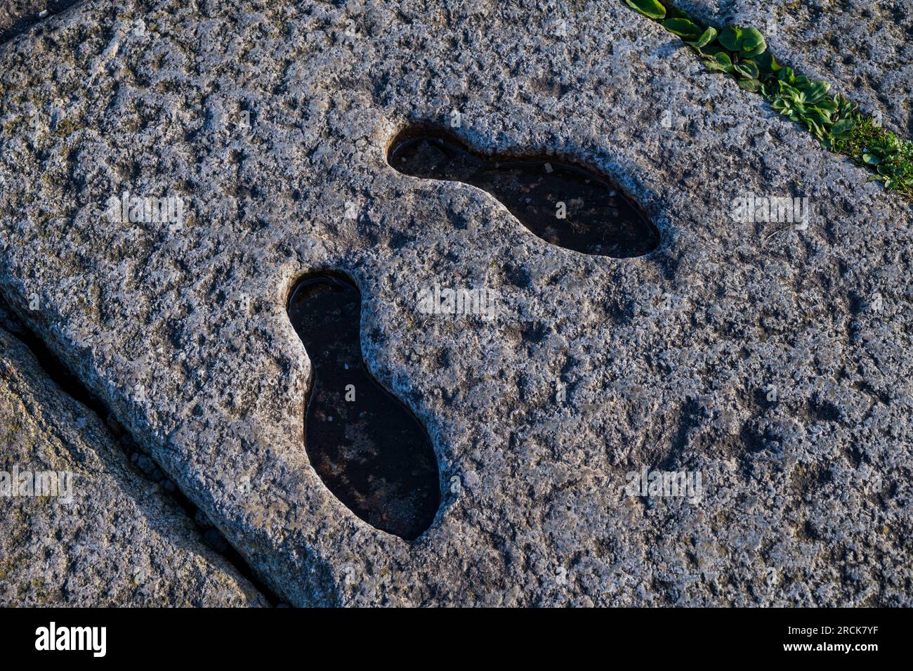 King George IV's Footsteps, Howth, Dublin, Ireland Stock Photo - Alamy