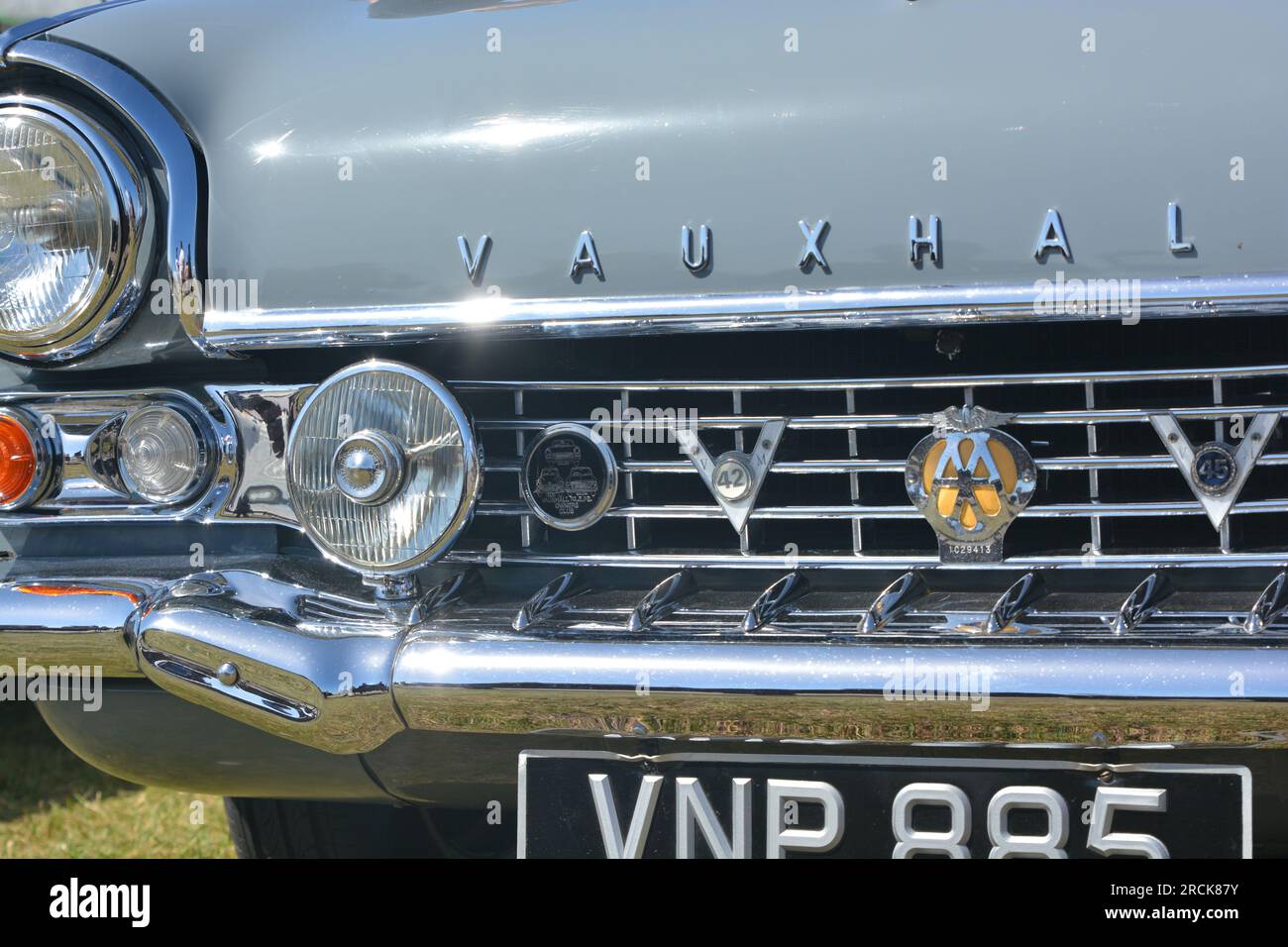 A restored vintage Vauxhall Cresta on display at the annual Festival of ...