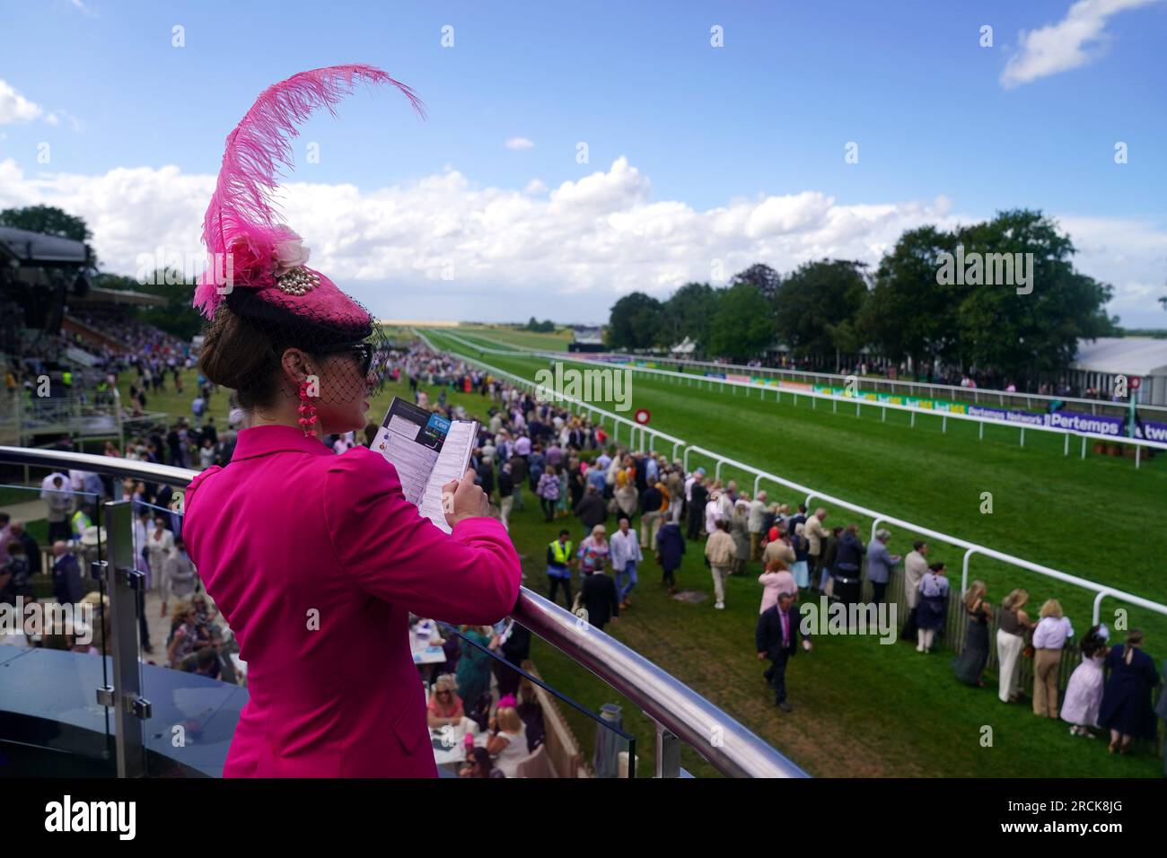 Racegoers on July Cup Day of The Boodles July Festival 2023 at ...