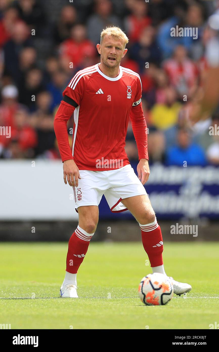 Nottingham Forest's Joe Worrall in action during a pre-season friendly ...