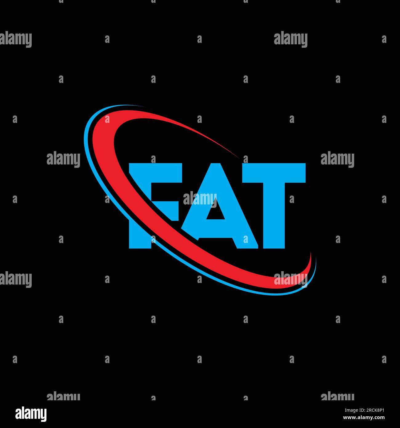 FAT logo. FAT letter. FAT letter logo design. Initials FAT logo linked ...