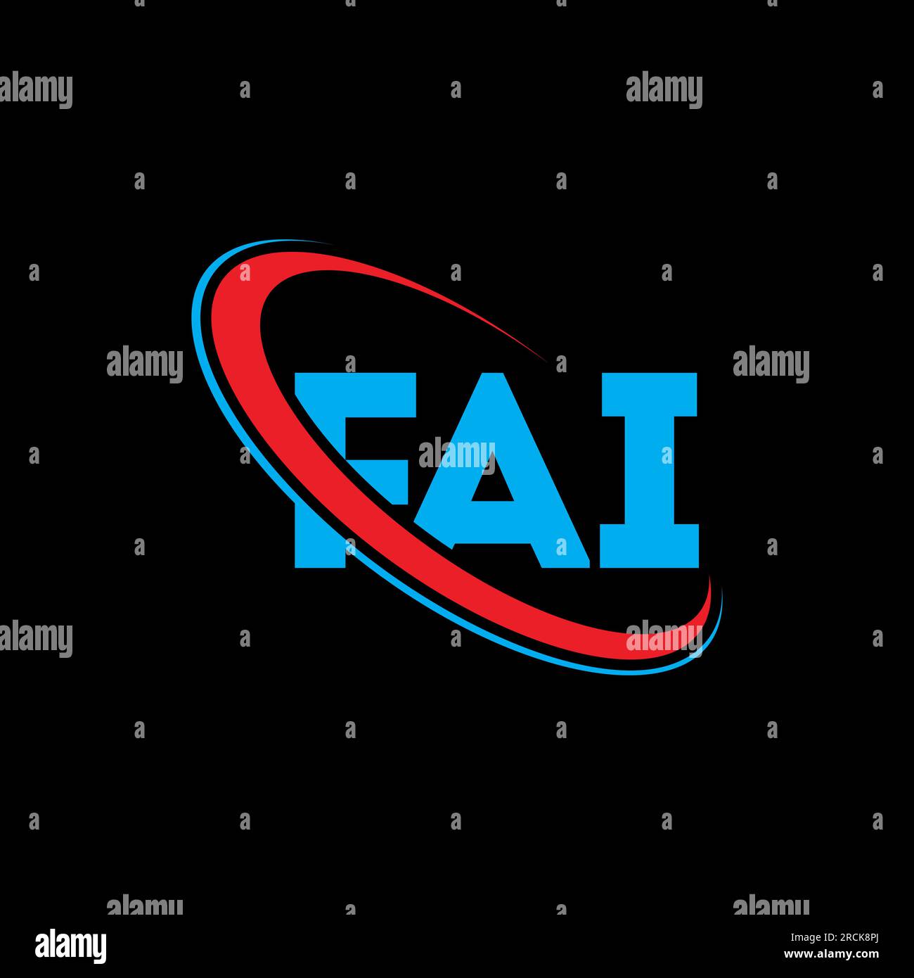 FAI logo. FAI letter. FAI letter logo design. Initials FAI logo linked with circle and uppercase ...
